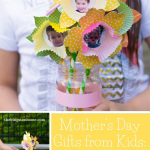 Mother's Day Gifts from Kids: Paper Flower Bouquet - The Kingston Home