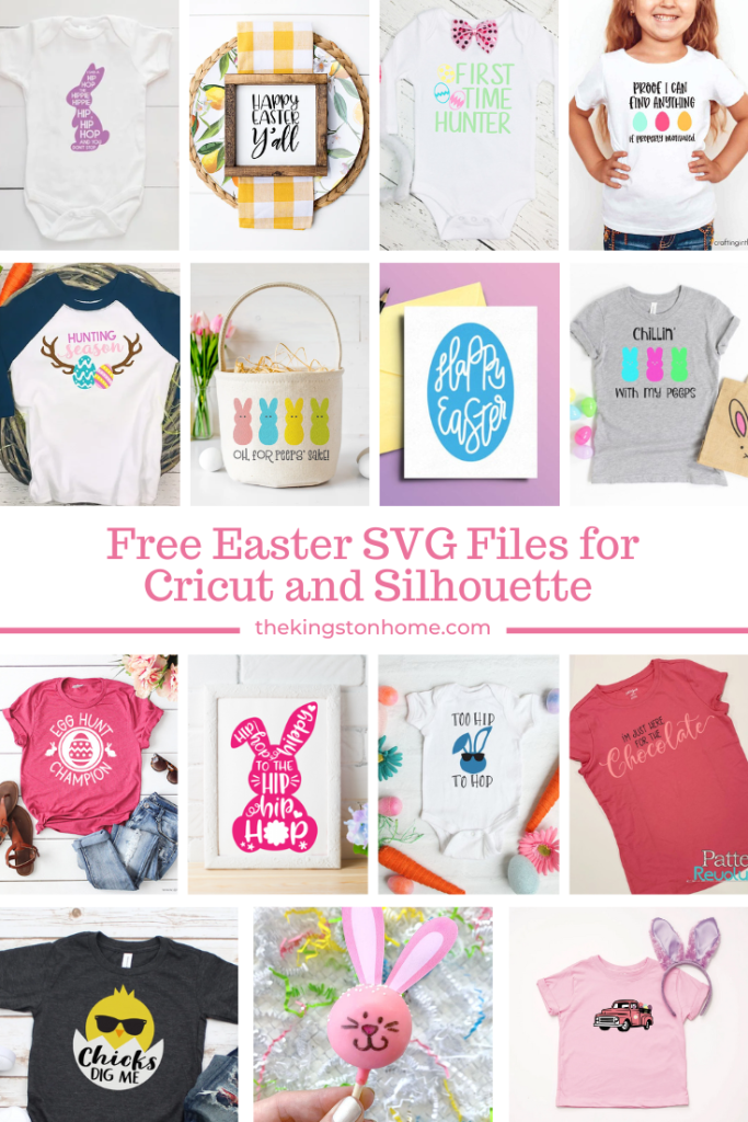 Free Easter SVG Files for Cricut and Silhouette - The Kingston Home
