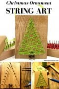 Reclaimed Christmas String Art Ornaments - and FREE printable pattern ...